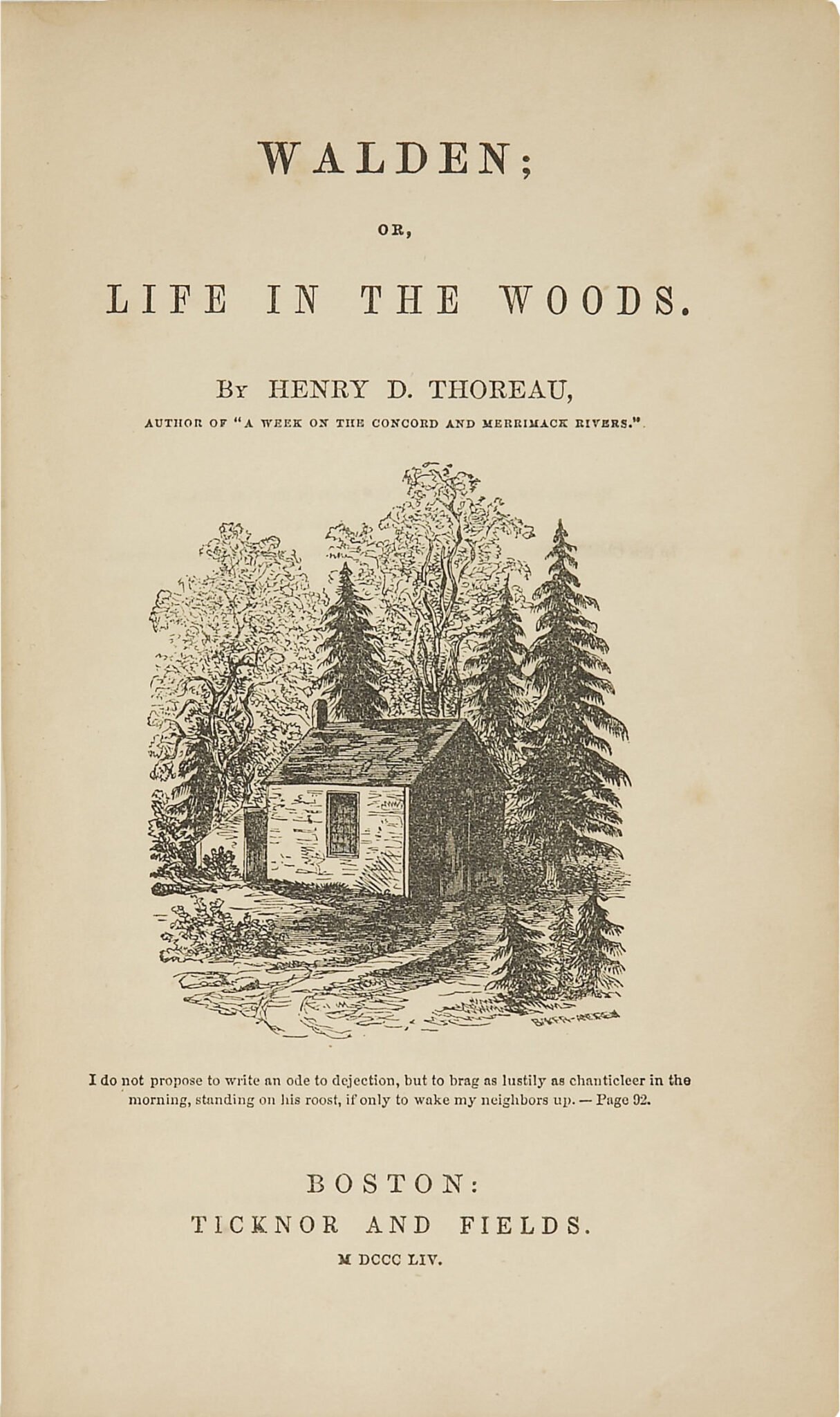 Book Notes: Walden by Henry David Thoreau
